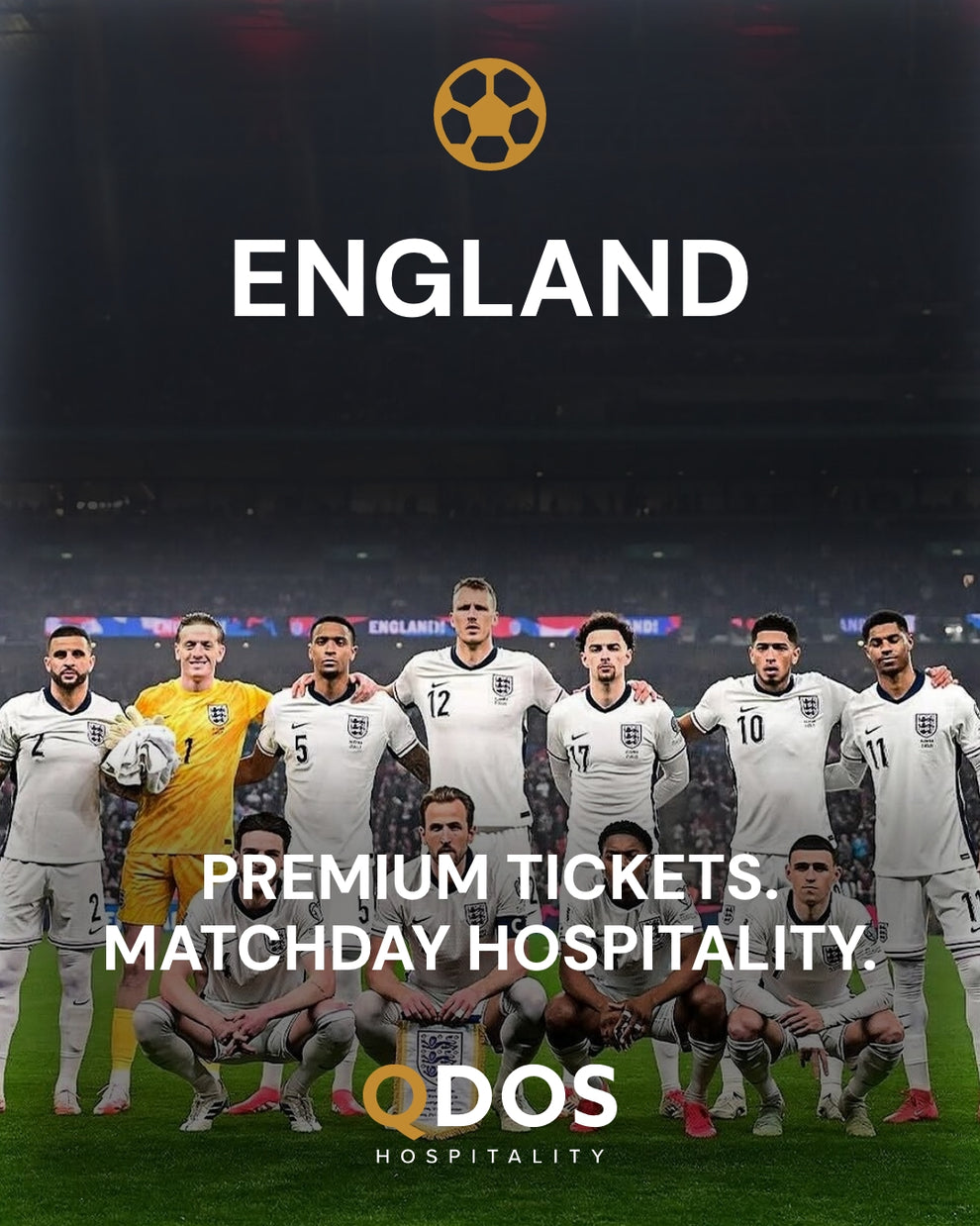 England Hospitality & Matchday Ticket Access | QDOS – QDOS Hospitality